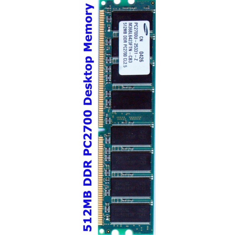 Samsung 512MB PC2700 333MHz ddr Desktop Memory