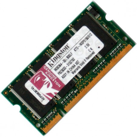 KINGSTON 512MB PC2700 333mhz DDR Sodimm LAPTOP Memory Ram KTD-INSP5150/512