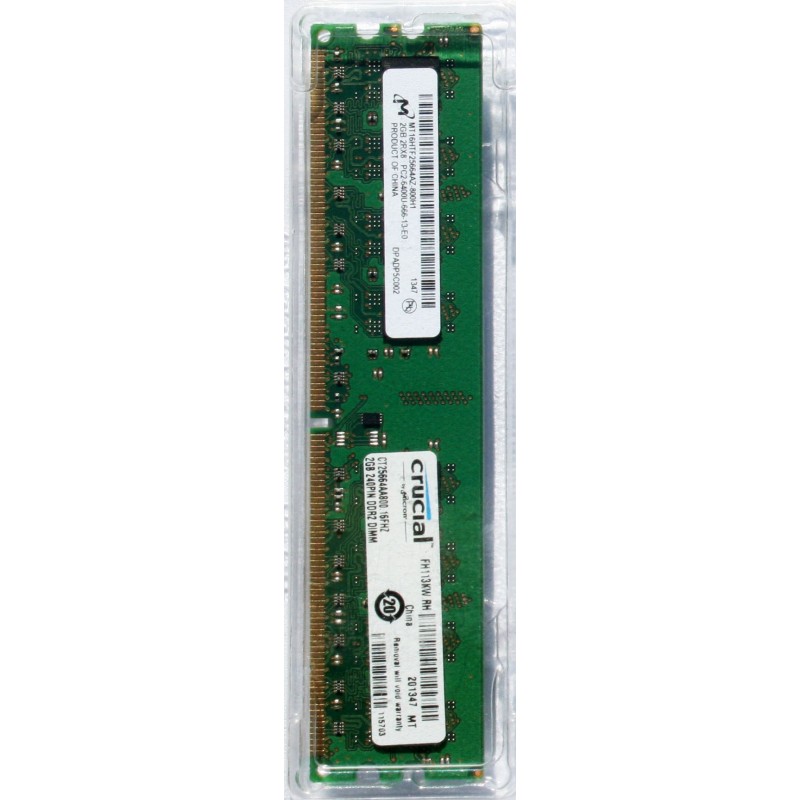 Brand New CRUCIAL 2GB DDR2 PC2-6400 800MHz Desktop Memory Ram