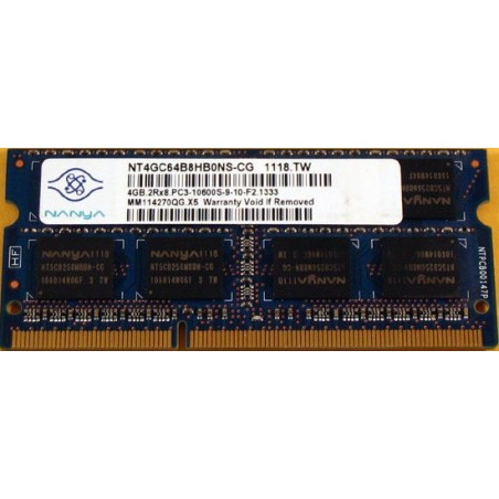 Nanya 4GB DDR3 PC3-10600 1333MHz Laptop MacBook iMac Memory