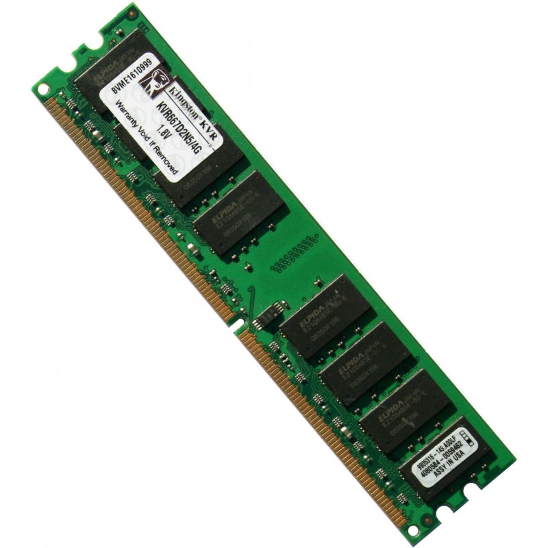 KVR667D2N5 4G Kingston 4GB DDR2 PC2 5300 667MHz Desktop Memory